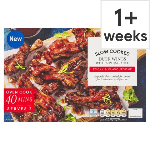 Tesco Slow Cooked Duck Wings With A Plum Sauce 660g - Tesco Groceries