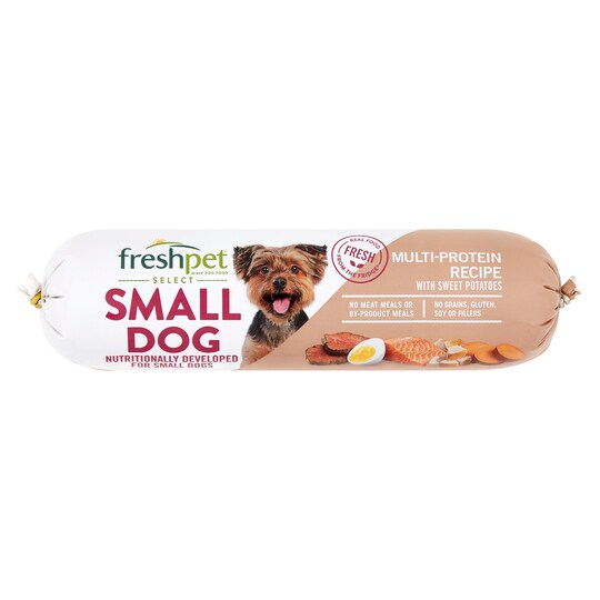 Freshpet Small Dog Multi Protein With Sweet Potato 454G - Tesco Groceries