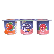 Petits Filous Strawberry & Raspberry Fromage Frais 6 X 47G - Tesco ...