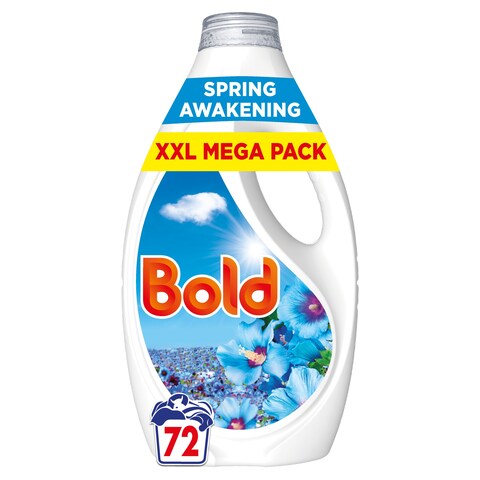 Bold Washing Liquid Spring Awakening 72 Washes 2232ml - Tesco Groceries