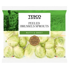 Tesco Peeled Brussels Sprouts 200G - Tesco Groceries