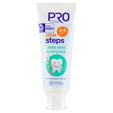 Pro Formula Little Steps Mild Mint Toothpaste 3-5 Years 75 ml - Tesco ...
