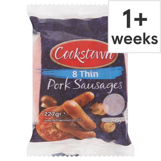 Cookstown Pork Sausages 8S 227G - Tesco Groceries