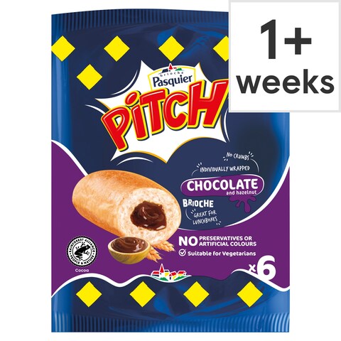 Brioche Pasquier Pitch Chocolate Hazelnut Filled Brioche 6 Pack - Tesco ...