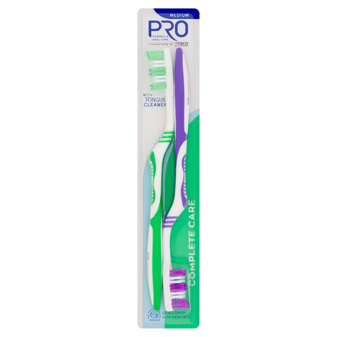 Pro Formula Complete Care Toothbrush 2 Pack - Tesco Groceries