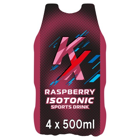 KX Isotonic Sports Drink - Raspberry 4 x 500ml - Tesco Groceries