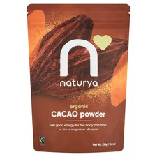 Naturya Organic Cacao Powder Fair Trade 250G - Tesco Groceries