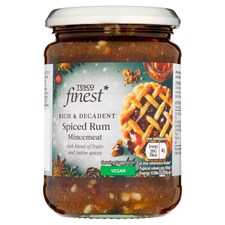 Tesco Finest Spiced Rum Mincemeat 411g - Tesco Groceries