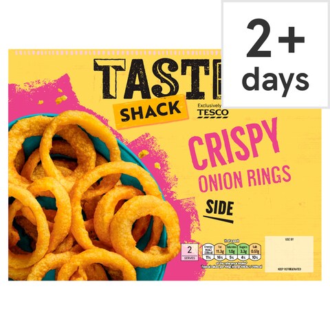 Taste Shack Crispy Onion Rings 200g - Tesco Groceries
