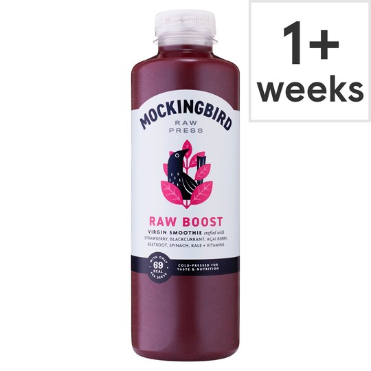 Mockingbird Raw Boost Smoothie 750Ml - Tesco Groceries