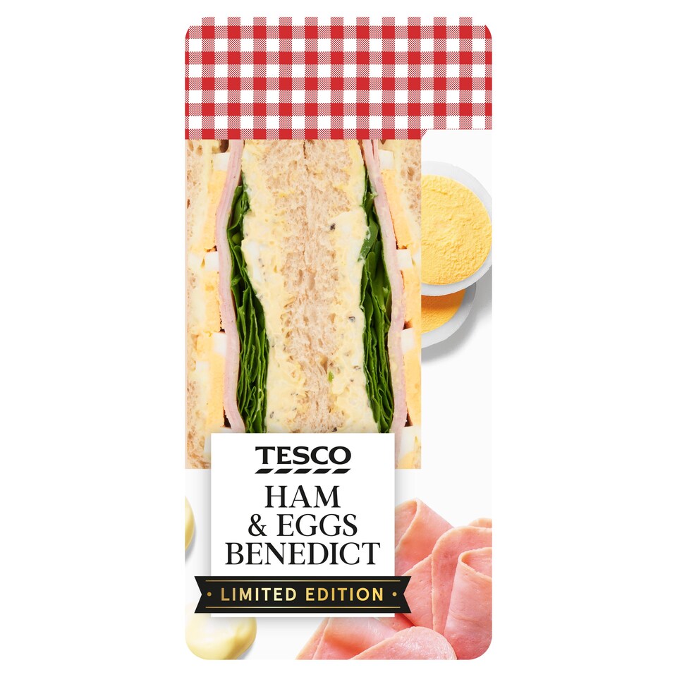 Tesco Ham & Eggs Benedict Sandwich - Tesco Groceries