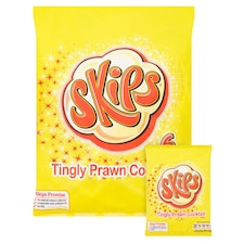 Kp Skips Prawn Cocktail Snacks 6 Pack 14.4G - Tesco Groceries