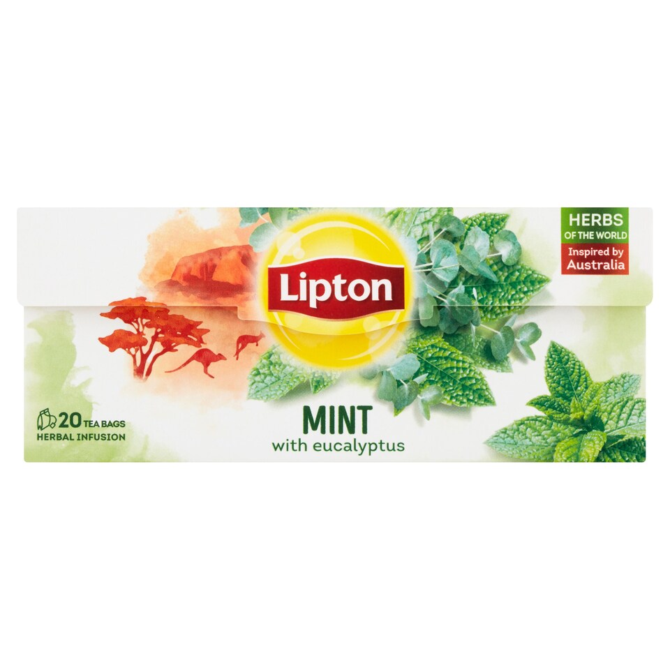 LIPTON EUCALYPTUS MINT inspired by Australia 26g - Tesco Groceries