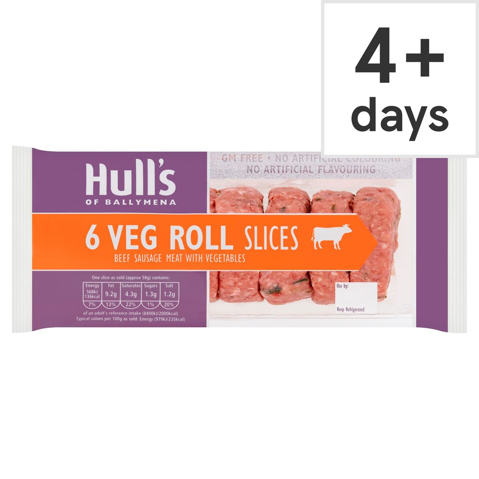 Hulls Vegetable Roll 350G - Tesco Groceries