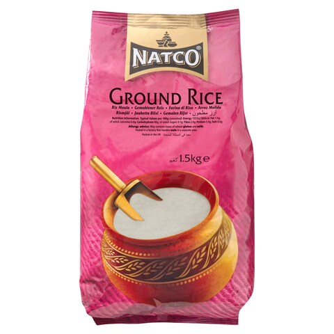 Natco Ground Rice 1.5KG - Tesco Groceries