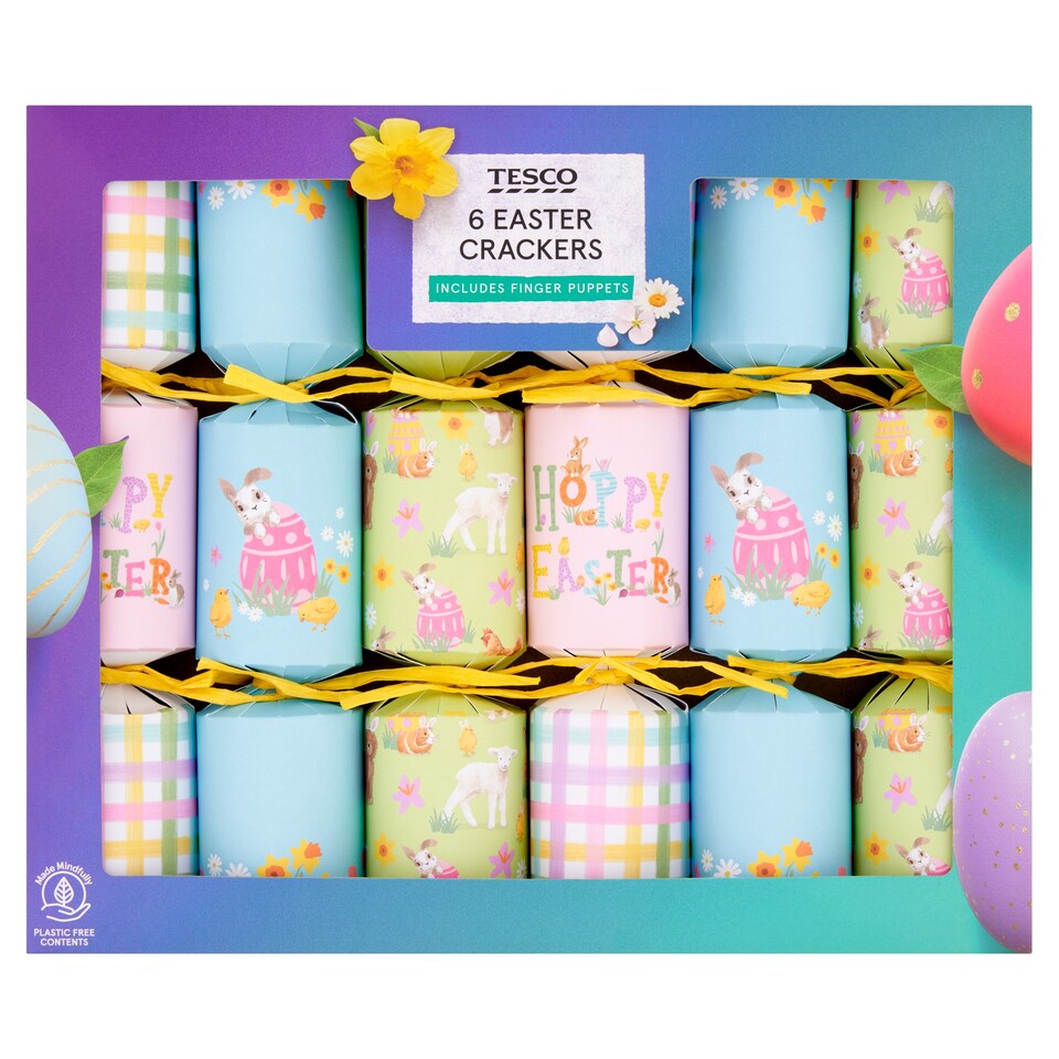TESCO EASTER CRACKERS 6 PACK - Tesco Groceries