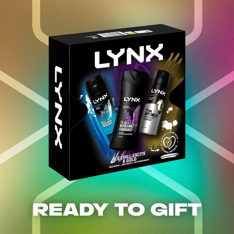 Lynx All Stars Trio Gift Set - Tesco Groceries