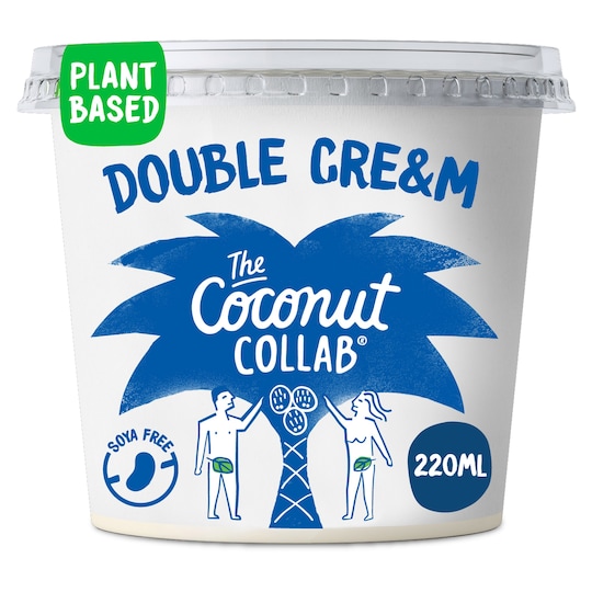 The Coconut Collaborative Vegan Double Cream 220Ml - Tesco Groceries