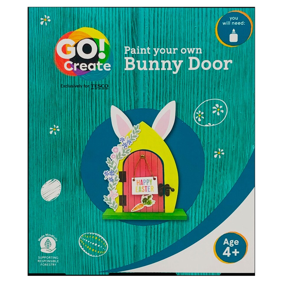 Go Create Print Your Own Bunny Door - Tesco Groceries