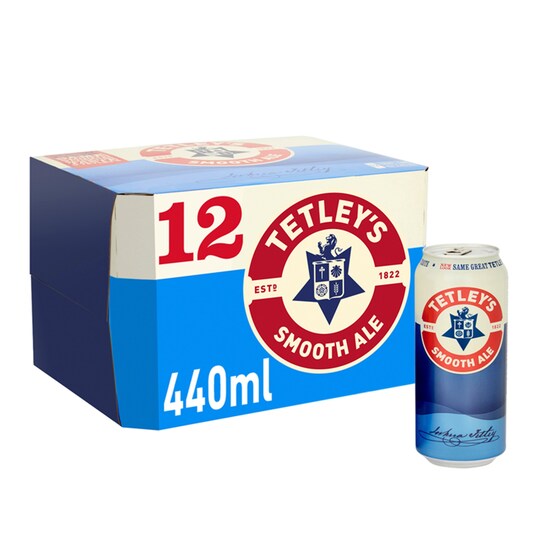 Tetley's Smooth Ale 12 X 440Ml - Tesco Groceries