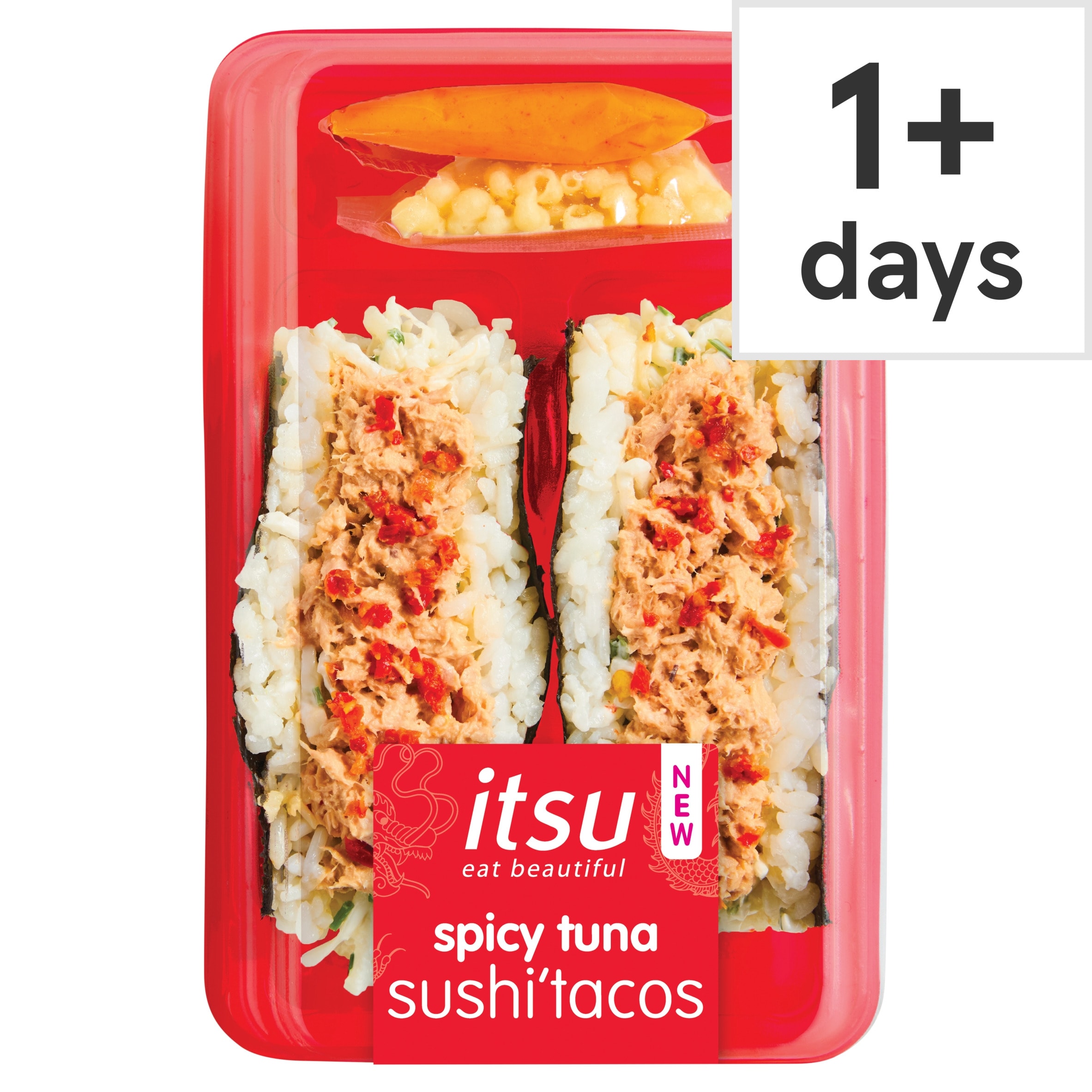itsu spicy tuna sushi taco 213g - Tesco Groceries