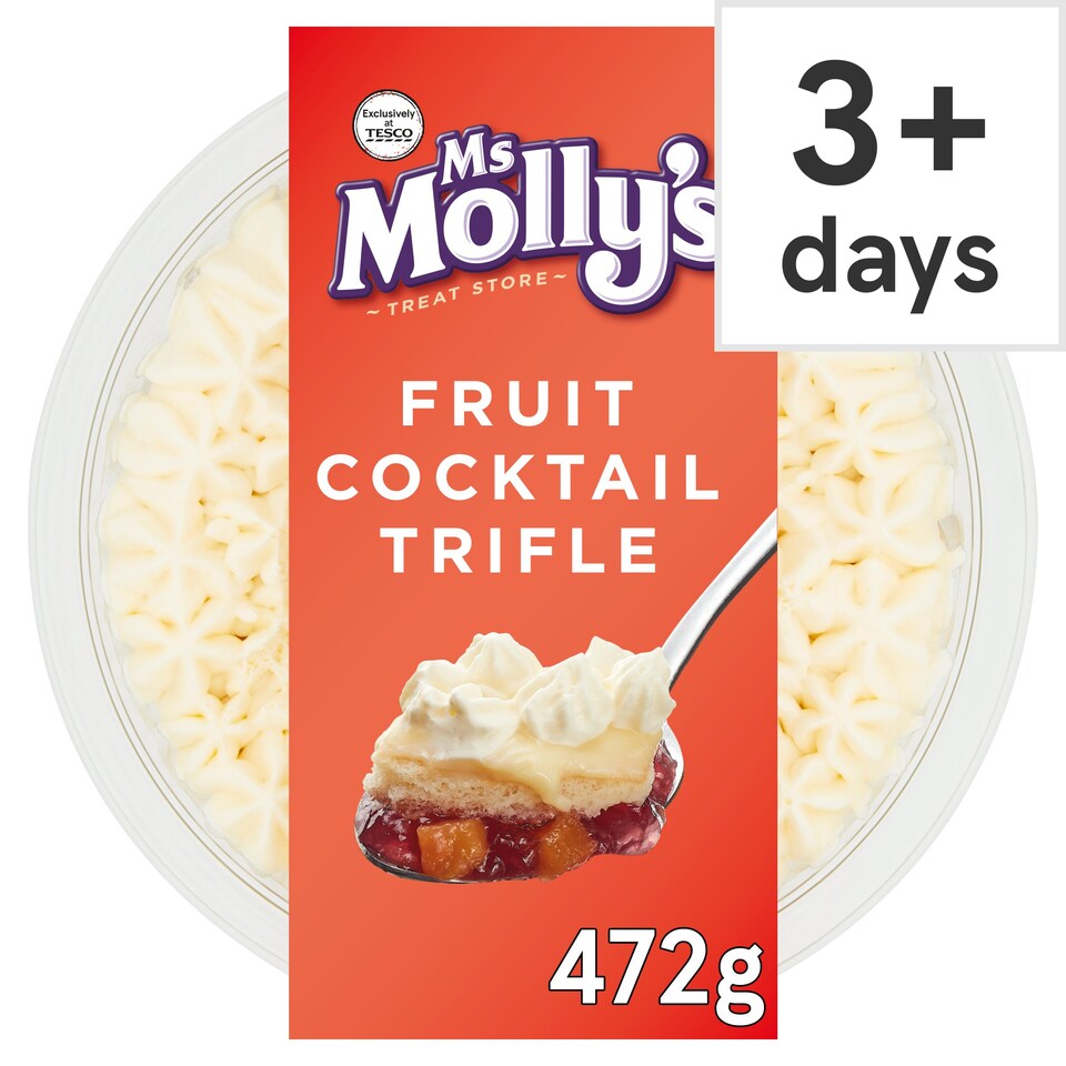 Ms Molly's Fruit Cocktail Trifle 472G - Tesco Groceries