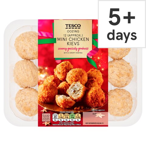Tesco 12 Mini Chicken Kievs 360G - Tesco Groceries