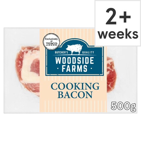 Woodside Farms Cooking Bacon 500G - Tesco Groceries