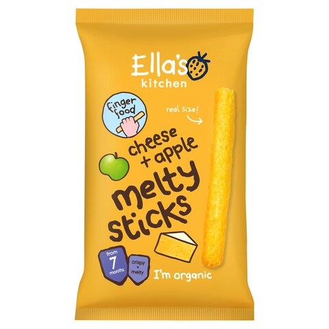 Ella's Kitchen Cheese Plus Apple Melty Sticks 16G - Tesco Groceries