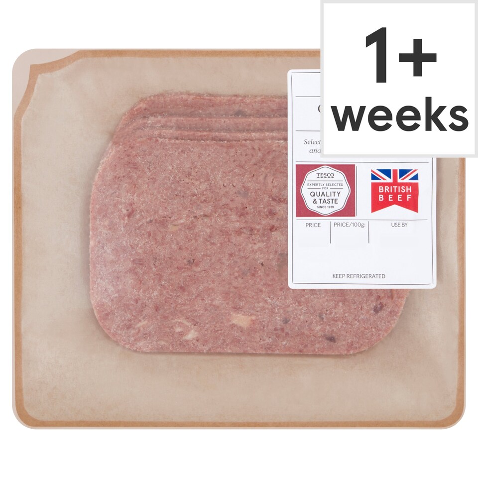 Tesco Corned Beef 4 Slices 120G - Tesco Groceries