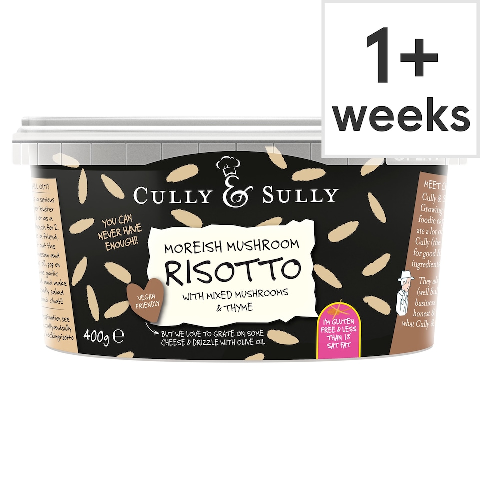Cully And Sully Mushroom Risotto 400G - Tesco Groceries