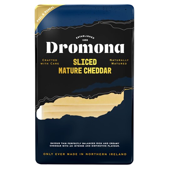 Dromona Mature Cheddar Slices 160G - Tesco Groceries