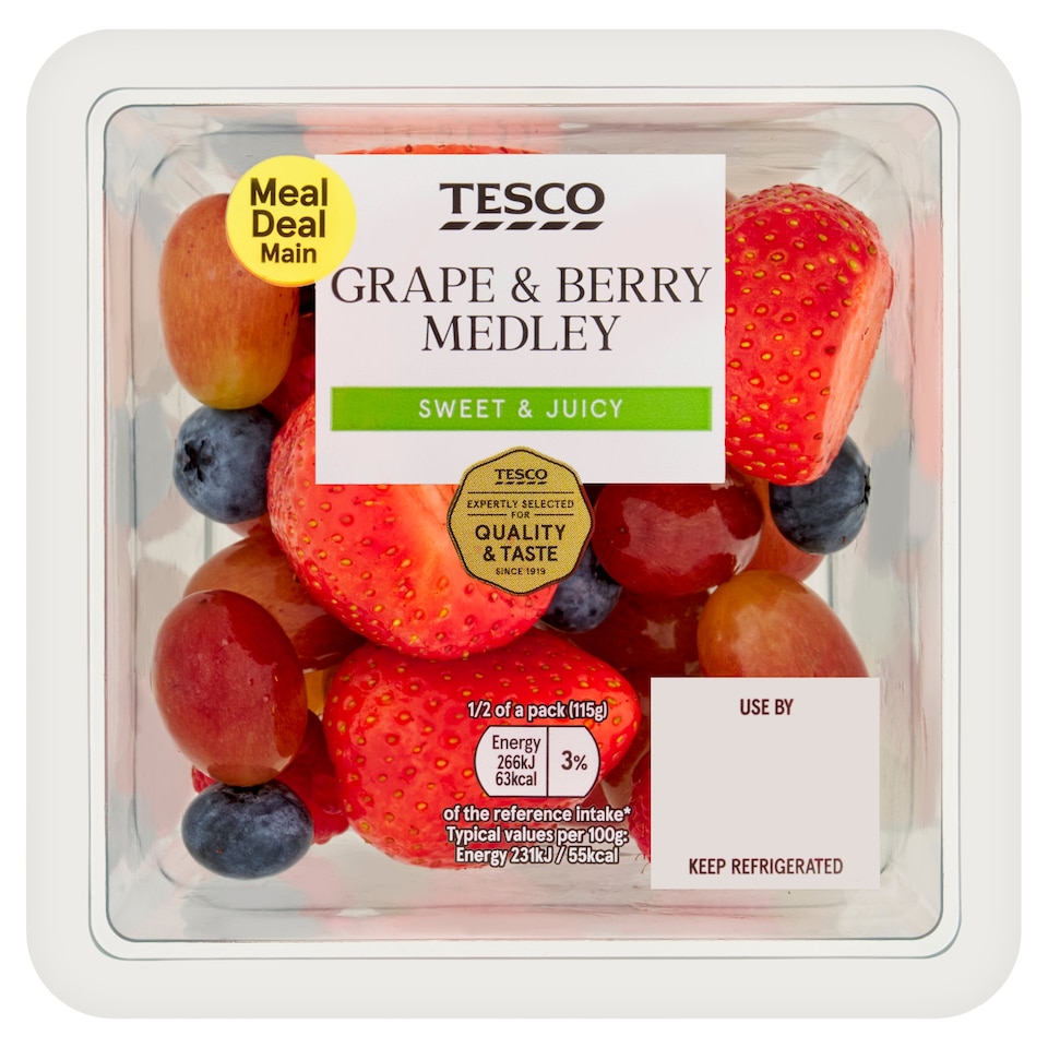 Tesco Grape & Berry Medley 230G - Tesco Groceries