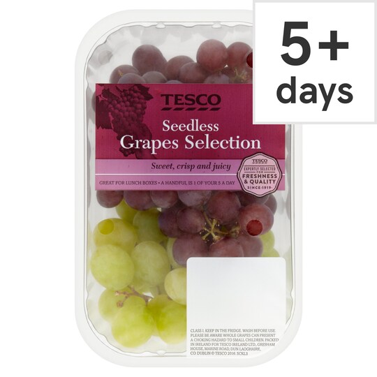 Tesco Seedless Grape Selection Pack 500G - Tesco Groceries