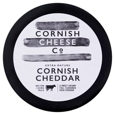 CORNISH CHEESE CO EXTRA MATURE CORNISH CHEDDAR 200g - Tesco Groceries