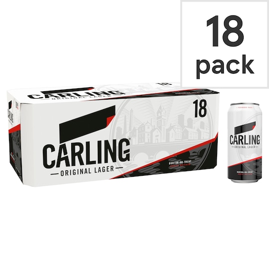 Carling Lager 18X440ml - Tesco Groceries
