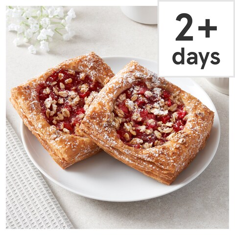 Tesco Finest Apple & Blackberry Crumble Danish 2 Pack - Tesco Groceries