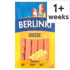 Morliny Berlinki Hot Dog With Cheese 250G - Tesco Groceries