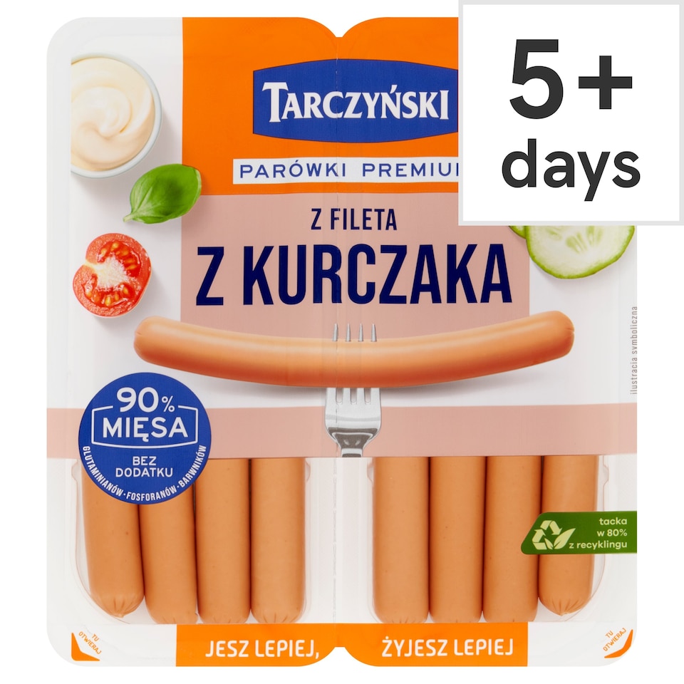 Tarczynski Chicken Hot Dogs 180G - Tesco Groceries