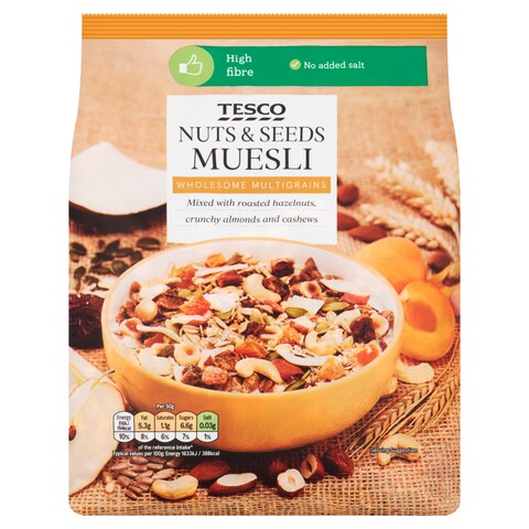 Tesco Nuts & Seeds Muesli 750G - Tesco Groceries
