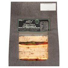 Tesco Finest Wxfrd Mature Chedr On Grnary Bread 202G - Tesco Groceries