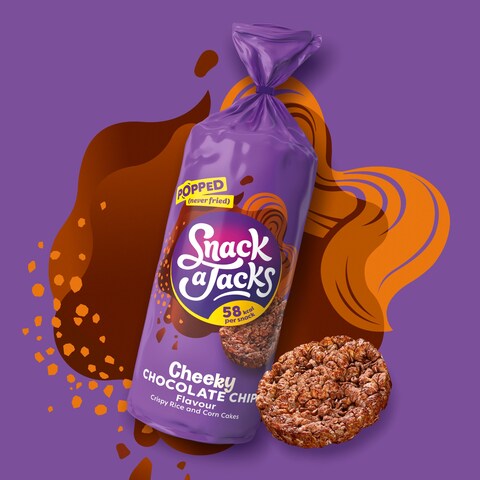 Snack a Jacks Chocolate Chip Jumbo Rice Cakes 180g - Tesco Groceries