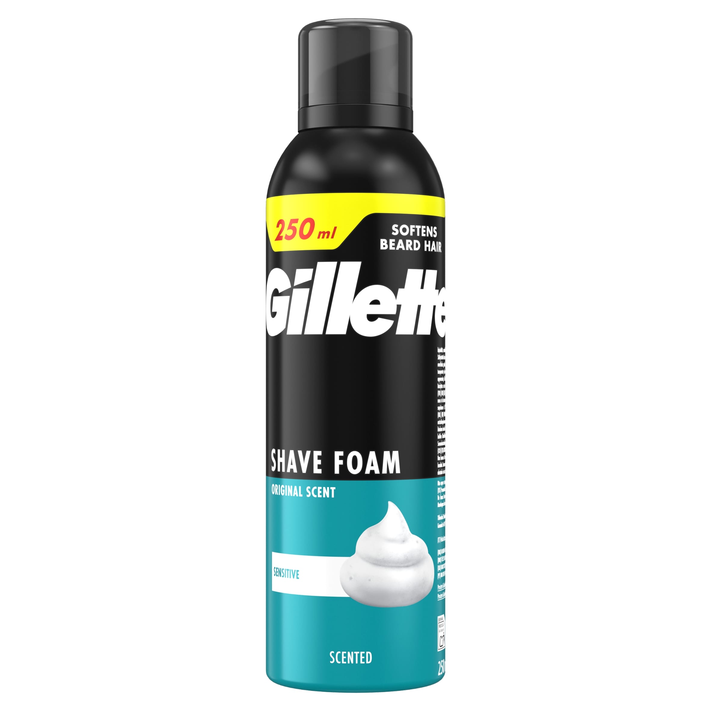Gillette Shave Foam Sensitive 250ml - Tesco Groceries