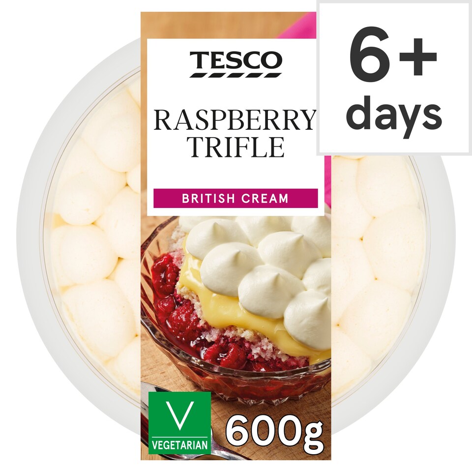 Tesco Raspberry Trifle 600g - Tesco Groceries