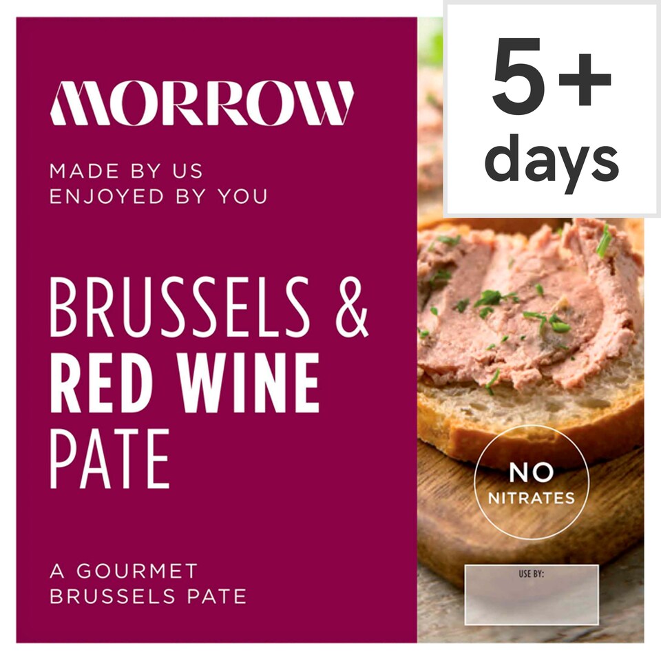 Morrow Foods Brussels & Red Wine Pate 113G - Tesco Groceries