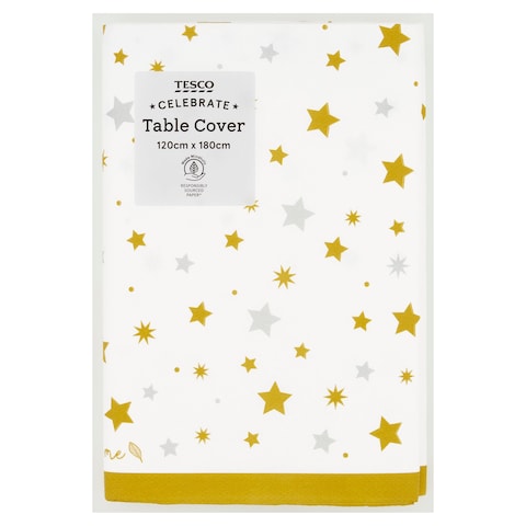 Tesco Party Time Table Cover 180X120cm - Tesco Groceries