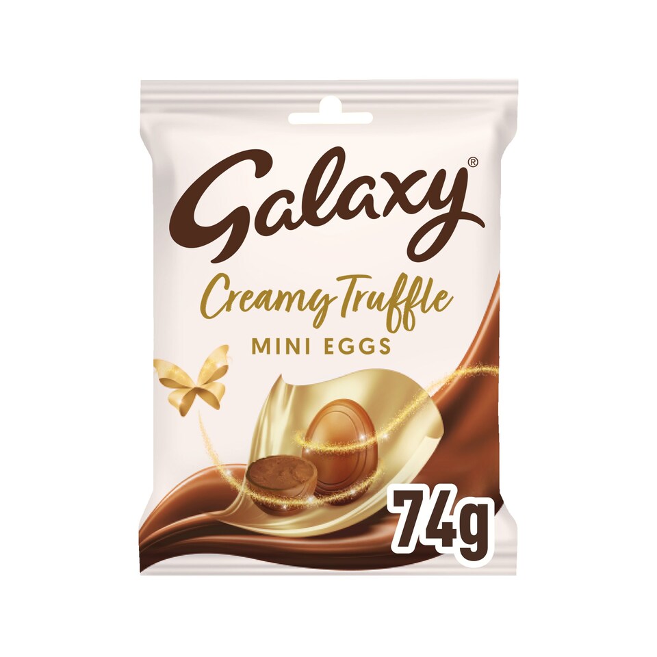 Galaxy Creamy Truffle Mini Easter Eggs 74g - Tesco Groceries