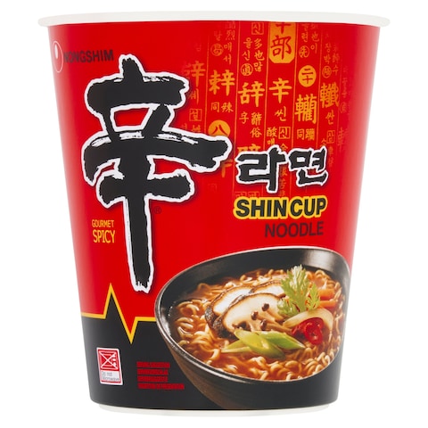 Nongshim Instant Shin Cup Noodle Soup 68G - Tesco Groceries