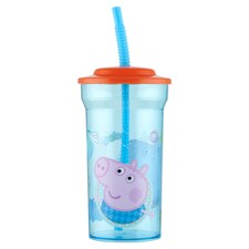 Stor Basic Clear Straw Peppa Pig Core pohár 460 ml - Tesco Groceries