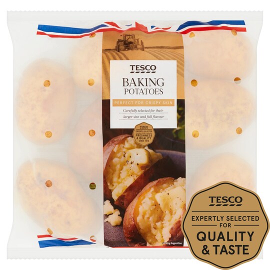 Tesco Baking Potatoes 2.5Kg Pack - Tesco Groceries